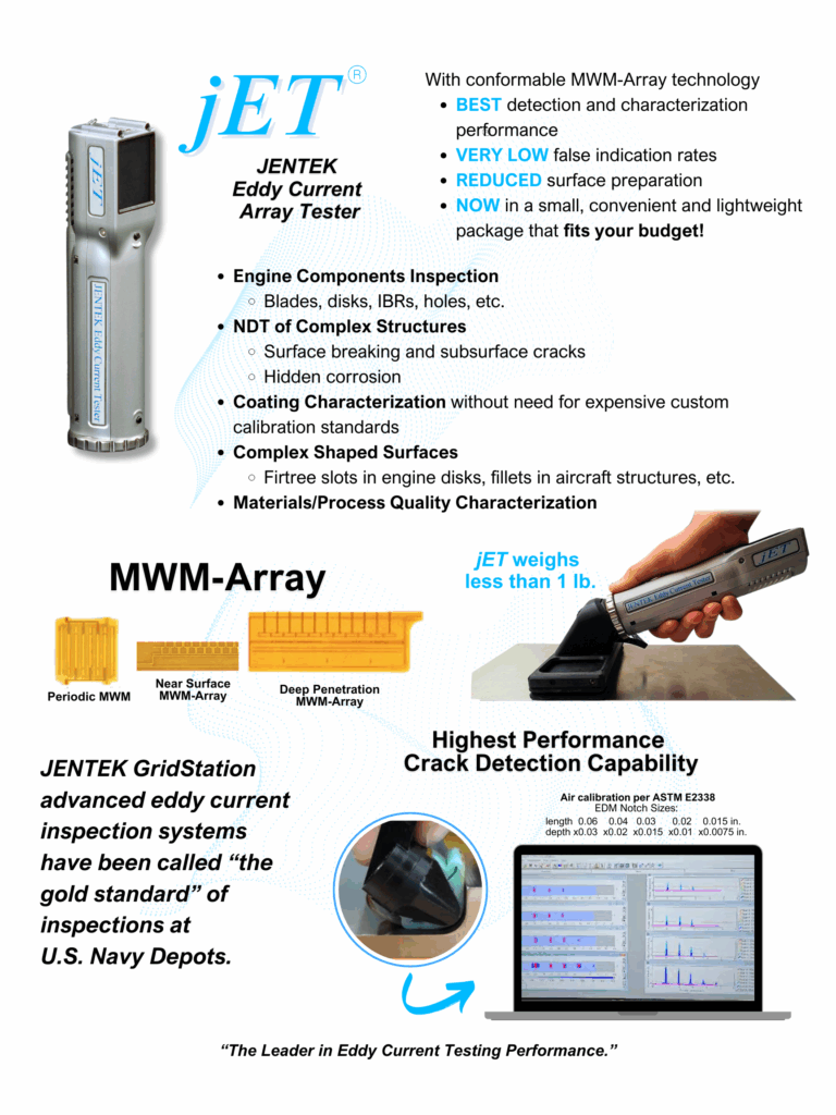 jET Handheld | Eddy Current Array Solutions